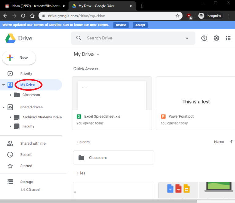 Google Drive – Accessing documents in a class’s drive folder - Pinewood ...