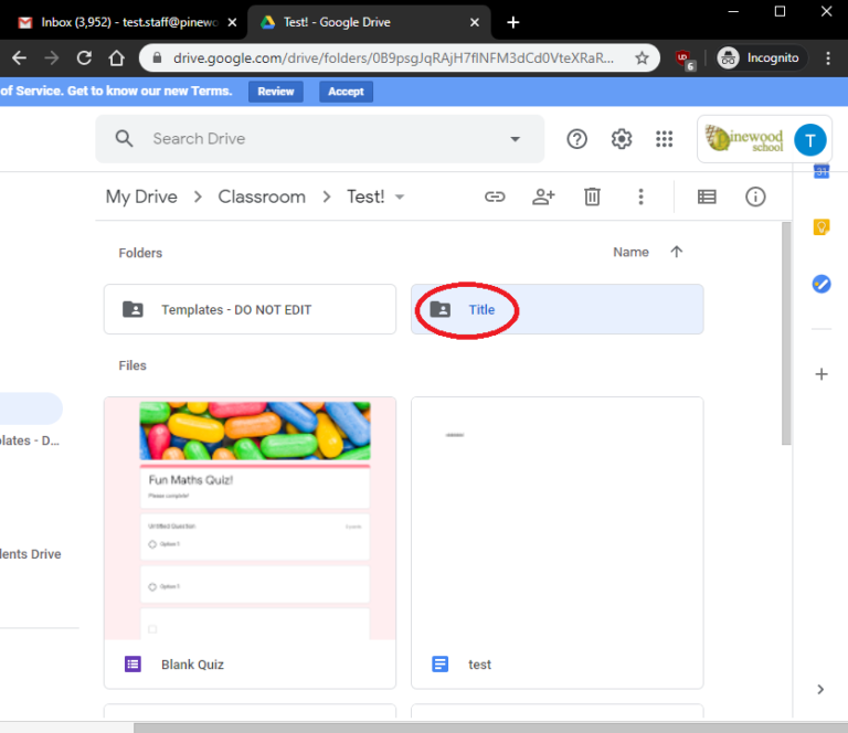 Google Drive – Accessing documents in a class’s drive folder - Pinewood ...