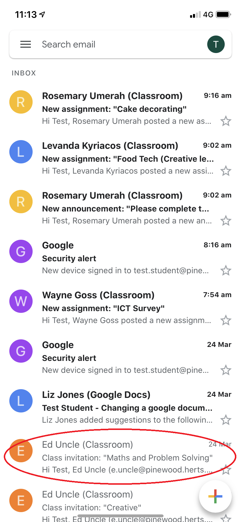GMail – Accessing your child’s email account on a mobile device ...